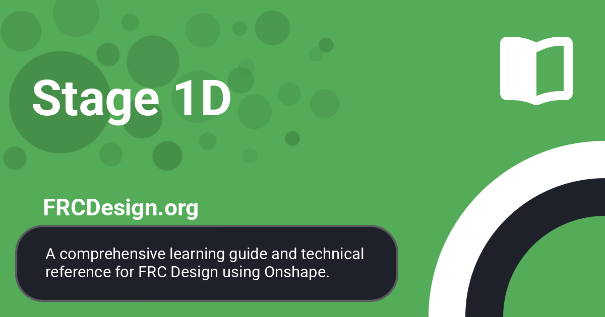 Stage 1D | FRCDesign.org