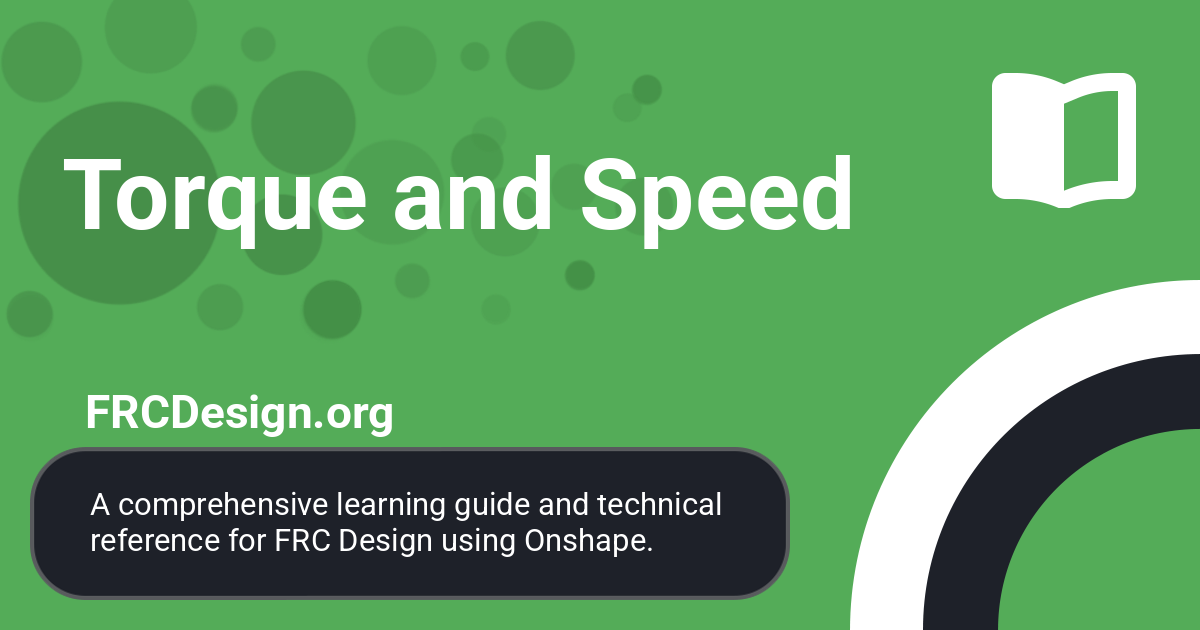 Torque and Speed | FRCDesign.org