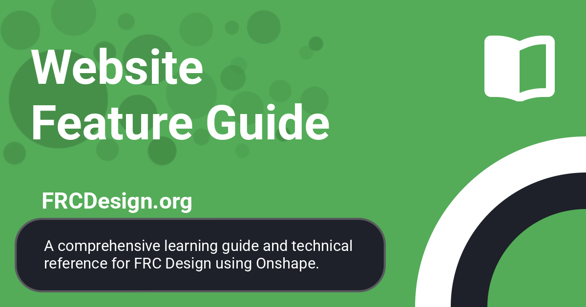 Website Feature Guide | FRCDesign.org